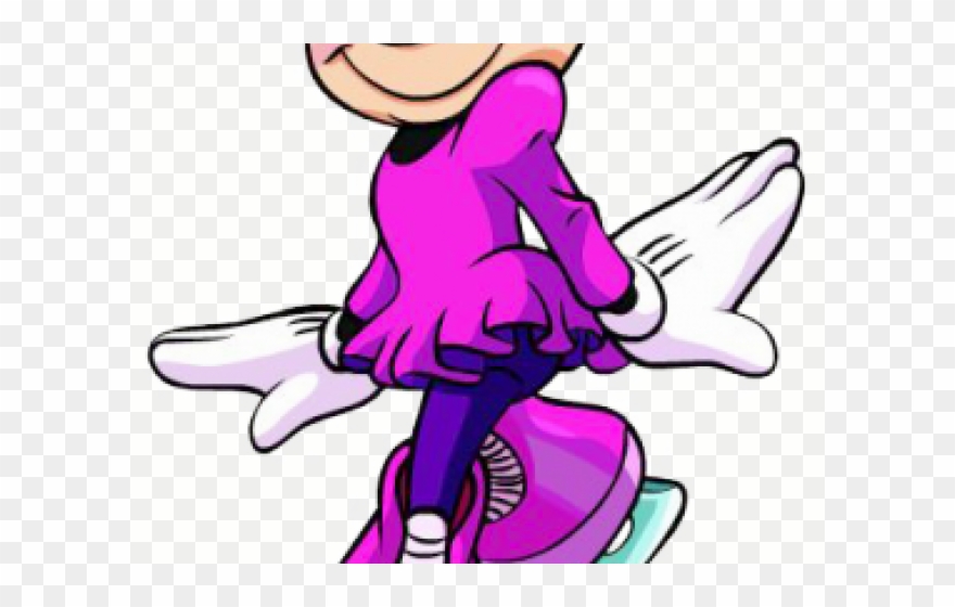 Mickey Mouse Clipart Ice Skating - Png Download (#3097800) - PinClipart