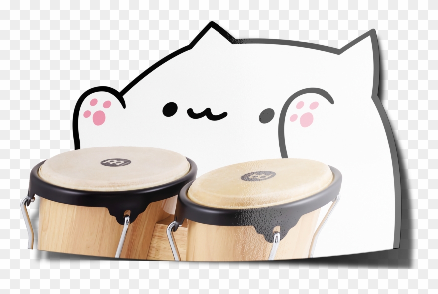 Image Of Bongo Cat Clipart (#3097978) - PinClipart