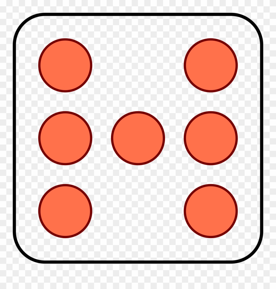 Download Dice Clipart Dice Clipart Orange Pencil And In Color - Dice 7 ...