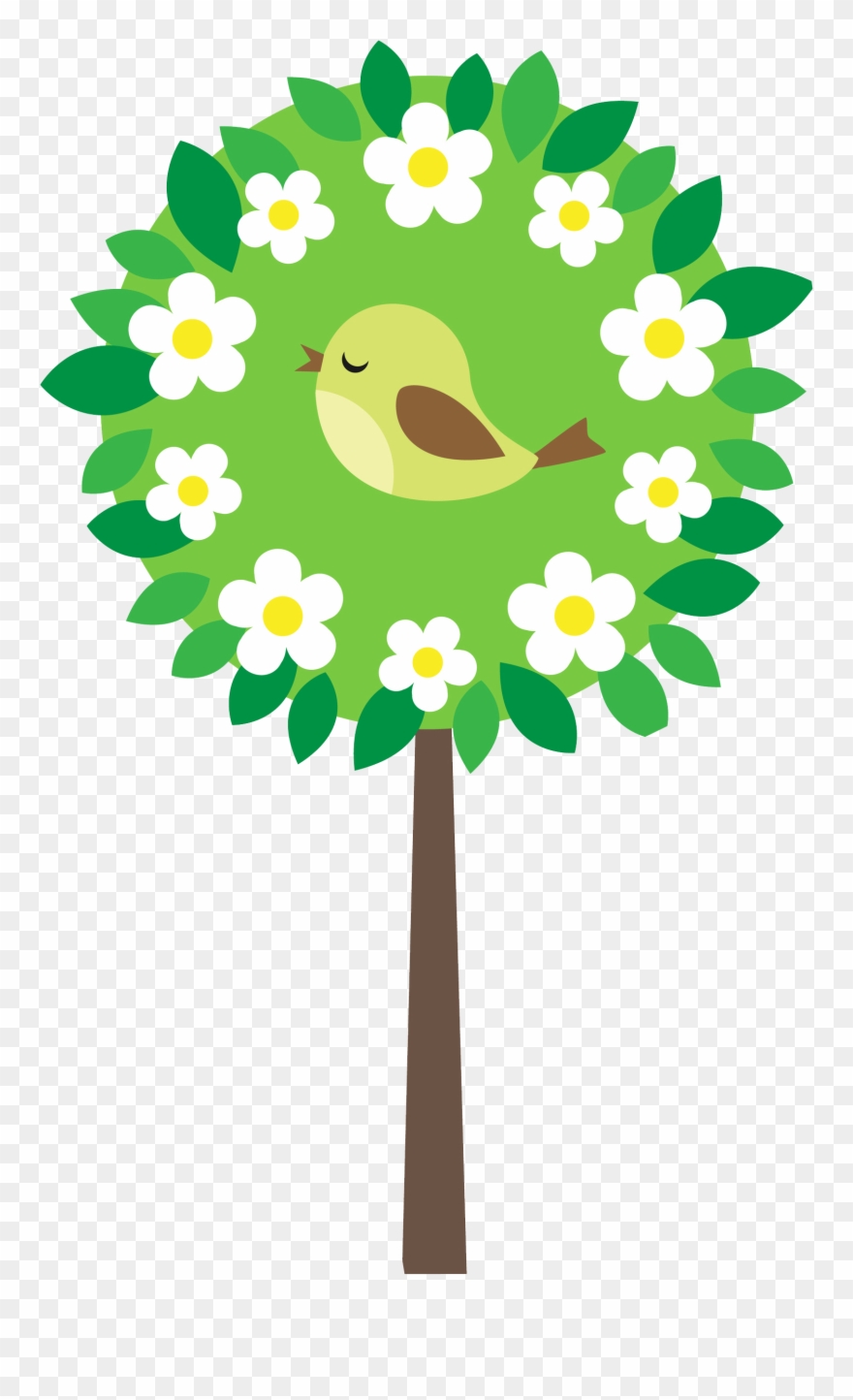 Trees ‿ ⁀° - Summer Garden Wall Stickers Clipart (#312180) - PinClipart