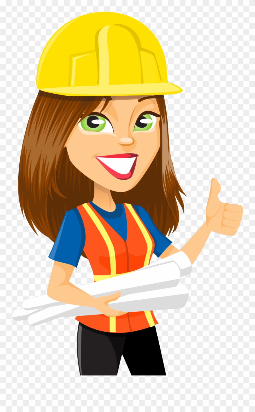 Download 28 Collection Of Engineer Clipart Transparent - Woman Engineer ...