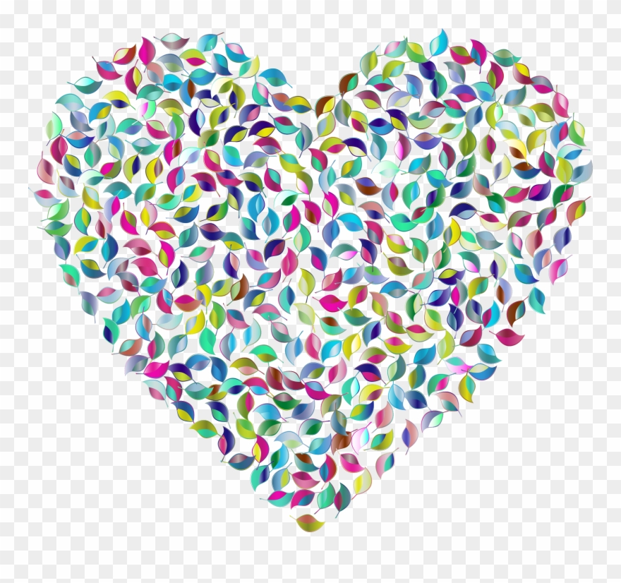 Paris Clipart Prismatic - Cute Heart No Background - Png Download ...