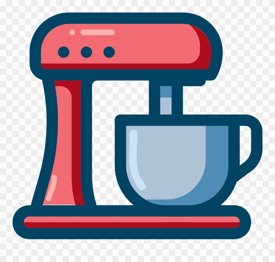 Download Baking Clipart Electric Mixer - Mixer Clipart - Png Download ...