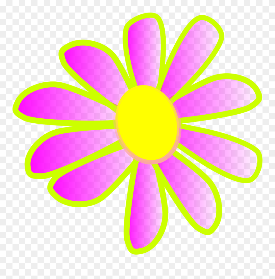Download Unique Clipart Neon Flower - Png Download (#3101914) - PinClipart