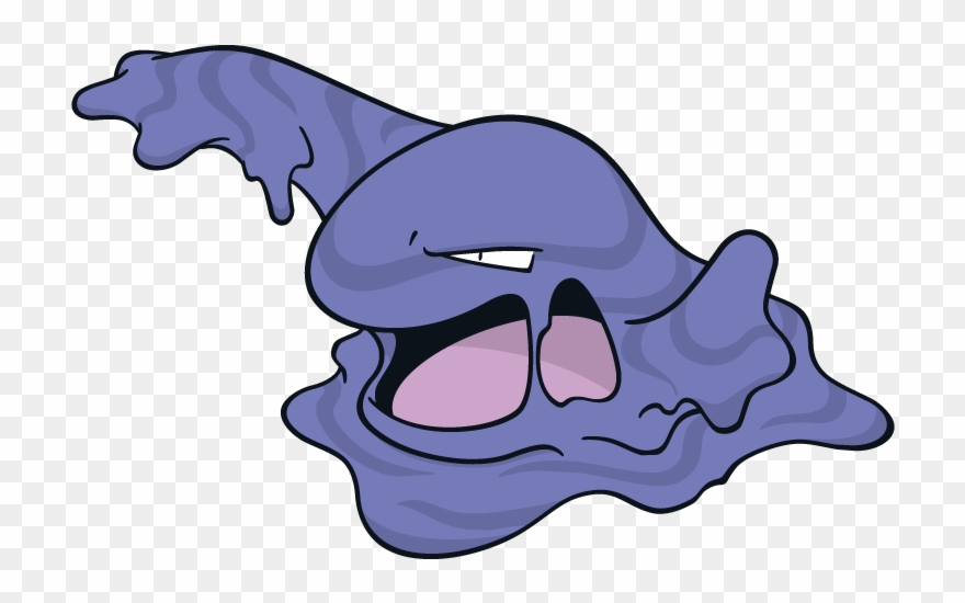 Muk Pokemon Character Vector Art Clipart (#3110026) - PinClipart