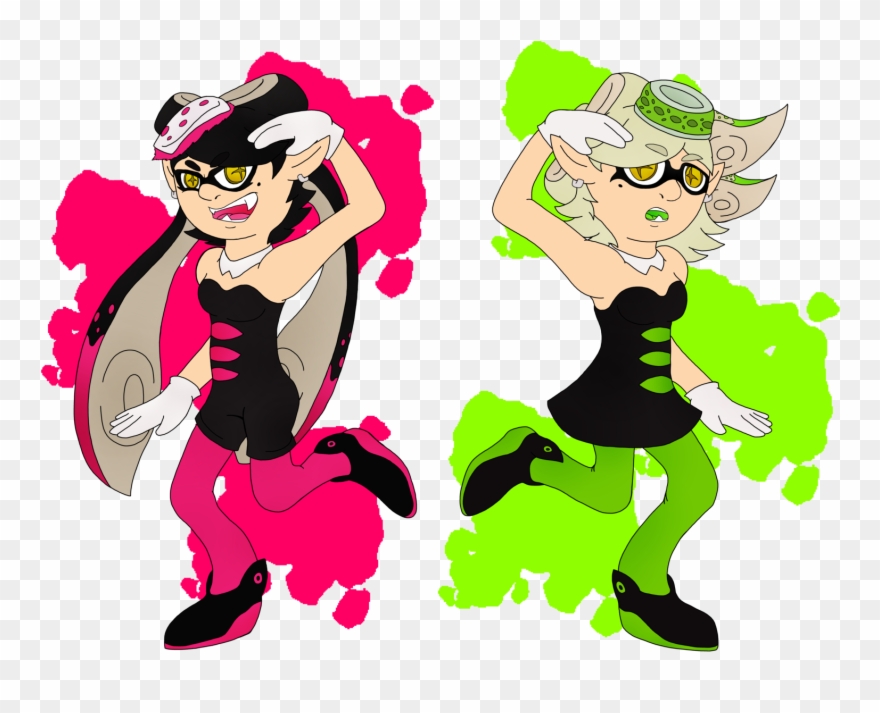 Splatoon Squid Sisters By Lizzietheratcicle Splatoon Clipart (#3112884 ...
