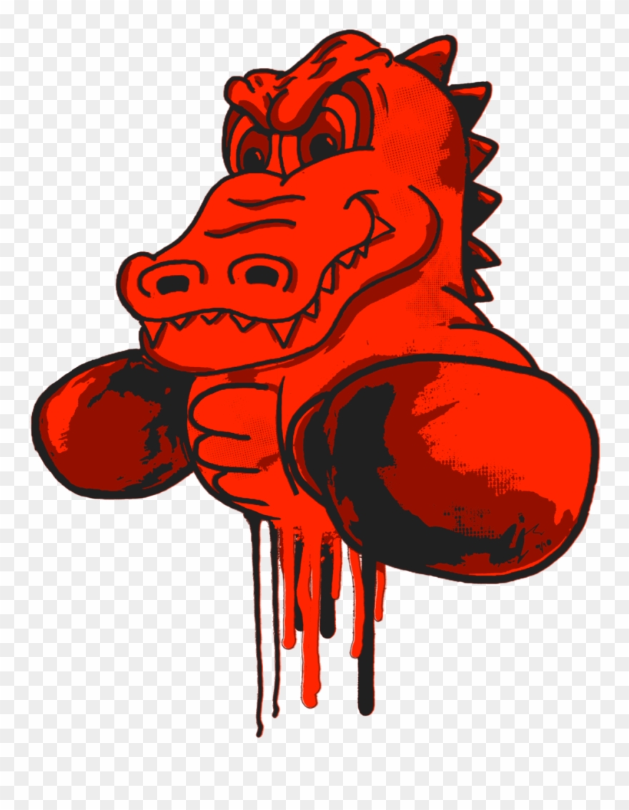 Download Red Gator Clipart (#3138385) - PinClipart