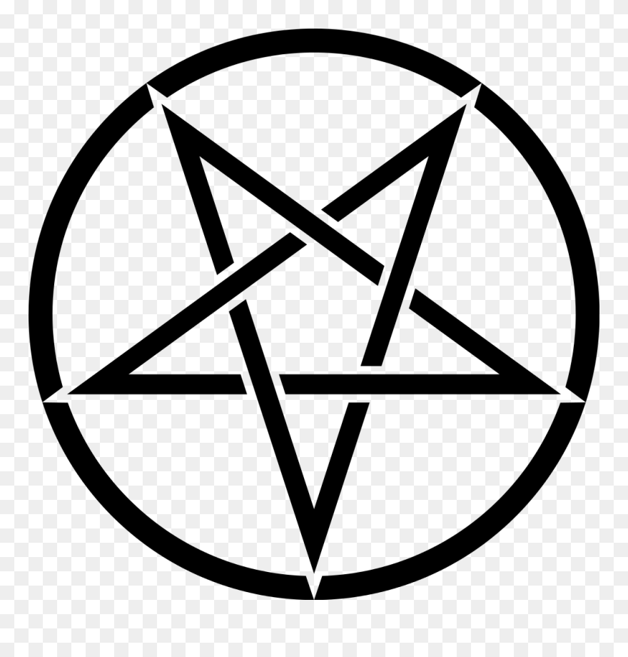 File - Inverted Pentagram - Svg Clipart (#3146464) - PinClipart
