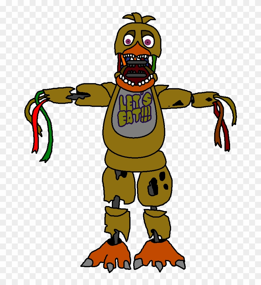 Download Withered Chica Clipart (#3149973) - PinClipart