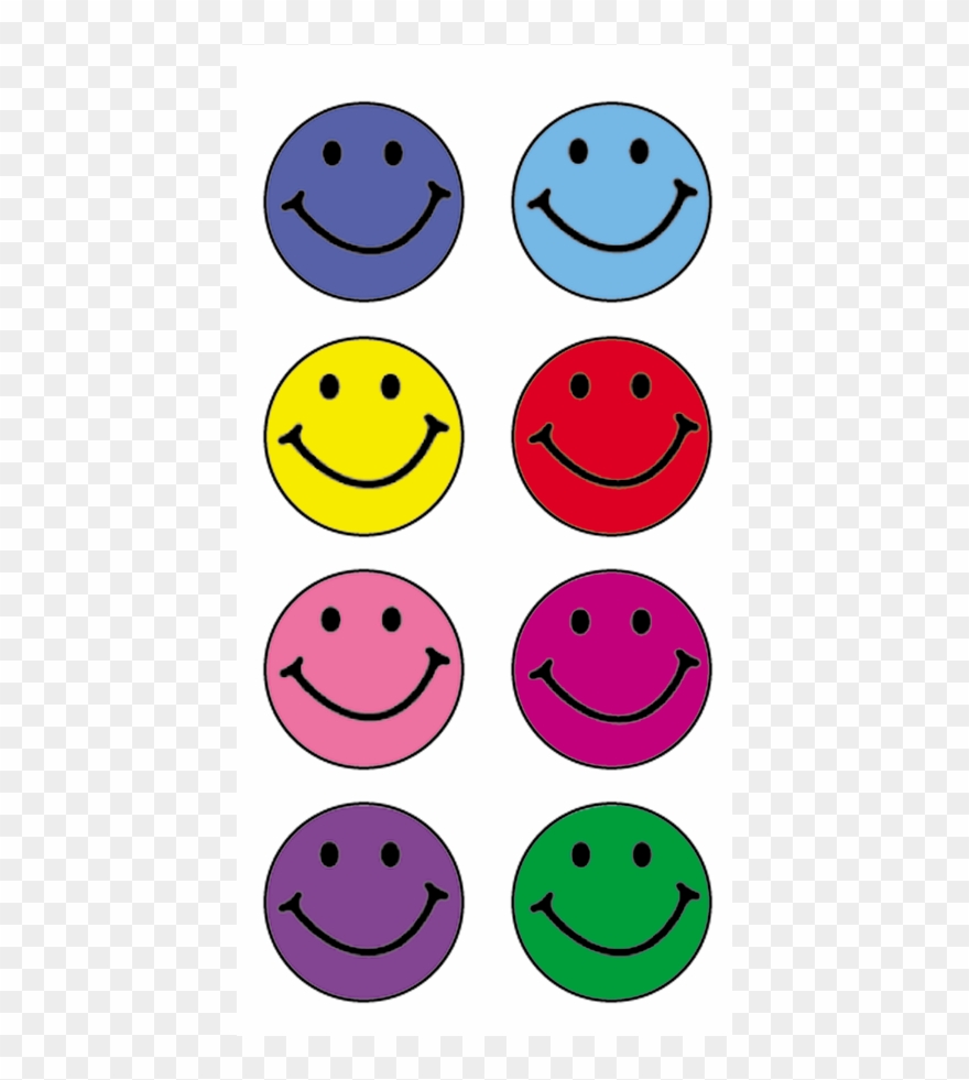 Download Tcr1236 Happy Faces Mini Stickers Image Clipart (#3159007 ...