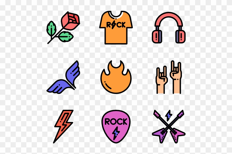 Download Rock & Roll Clipart (#3174041) - PinClipart