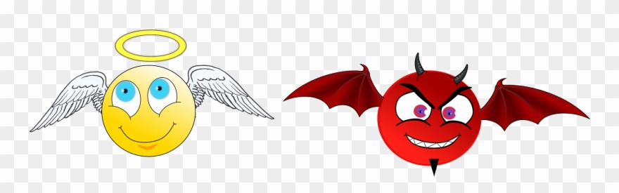 Download Angels And Demons - Cartoon Angel And Devil Clipart (#3185266 ...