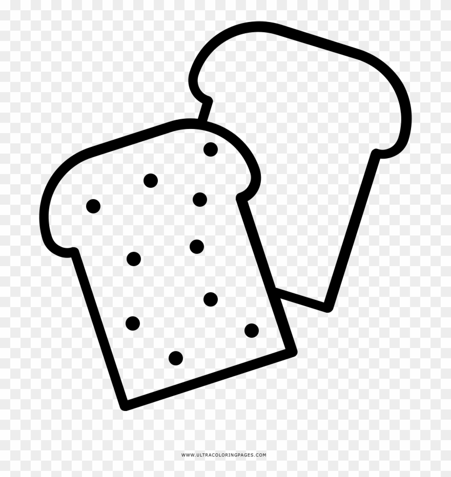 Toast Coloring Page Clipart (#3192090) - PinClipart