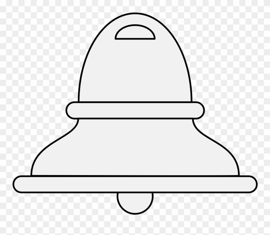 Bell Traceable Heraldic Art Png Traceable Clipart Bell - Illustration ...