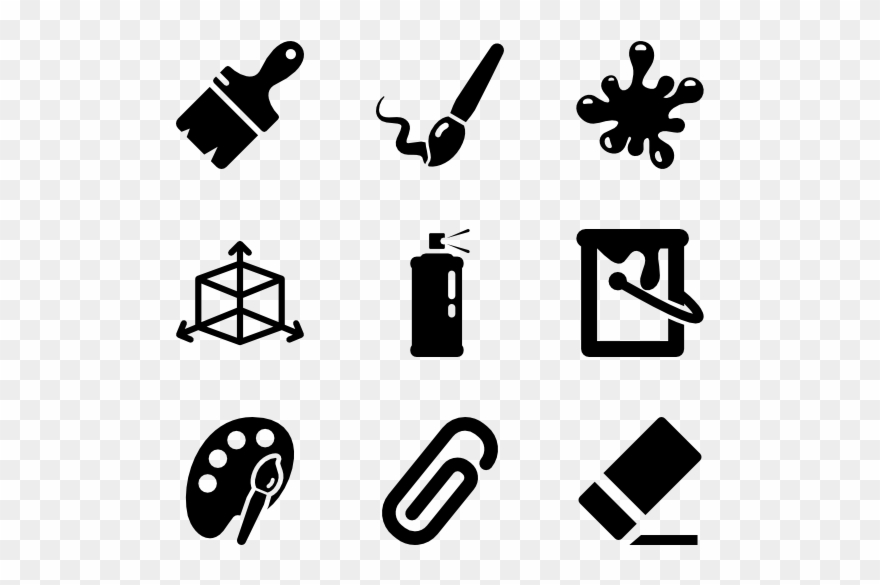 Vector Download Painter Icons Free - Unleashing Creative Genius By ...