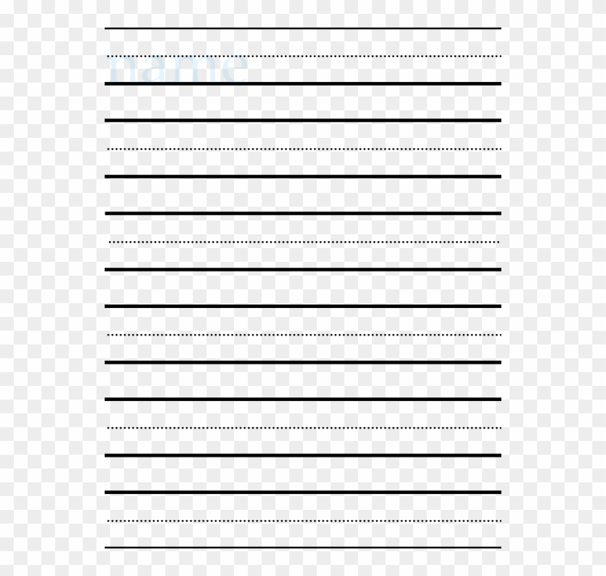 Download Kindergarten Writing Lines Clipart - Writing Line Clipart ...