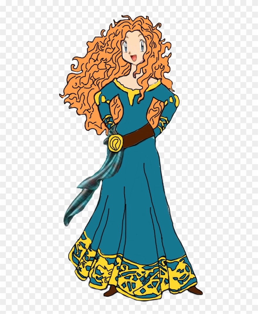 Misty As Princess Merida - Illustration Clipart (#3202133) - PinClipart