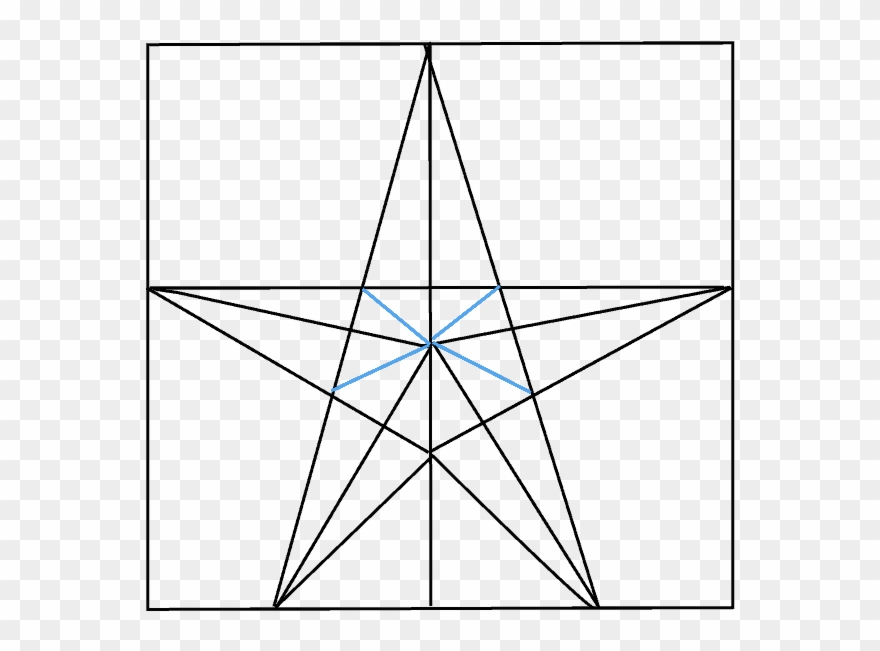 How To Draw Star - Triangle Clipart (#3207115) - PinClipart
