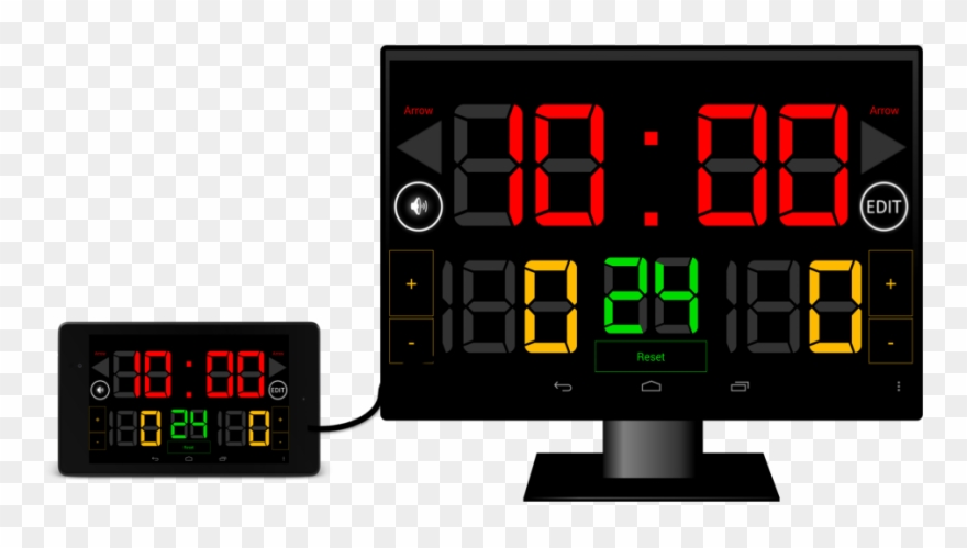 Scoreboard Basketball - Basketball Scoreboard Gif Clipart (#3211956 ...