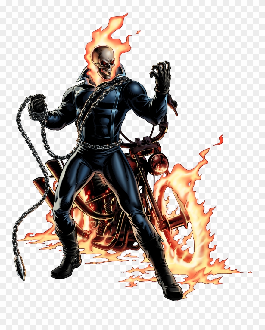 Ghost Rider Clipart Clip Art - Ghost Rider Marvel Comics - Png Download ...