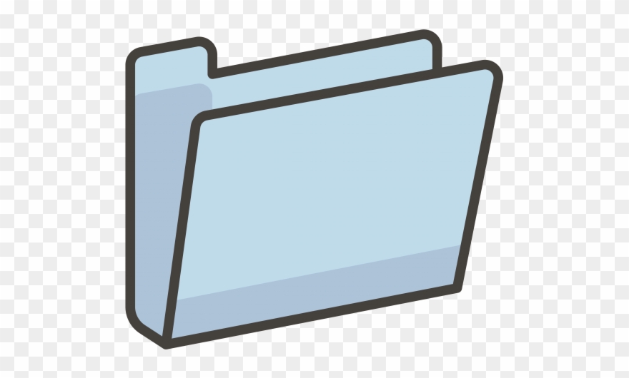 Open File Folder Emoji - Flat Panel Display Clipart (#3232024) - PinClipart