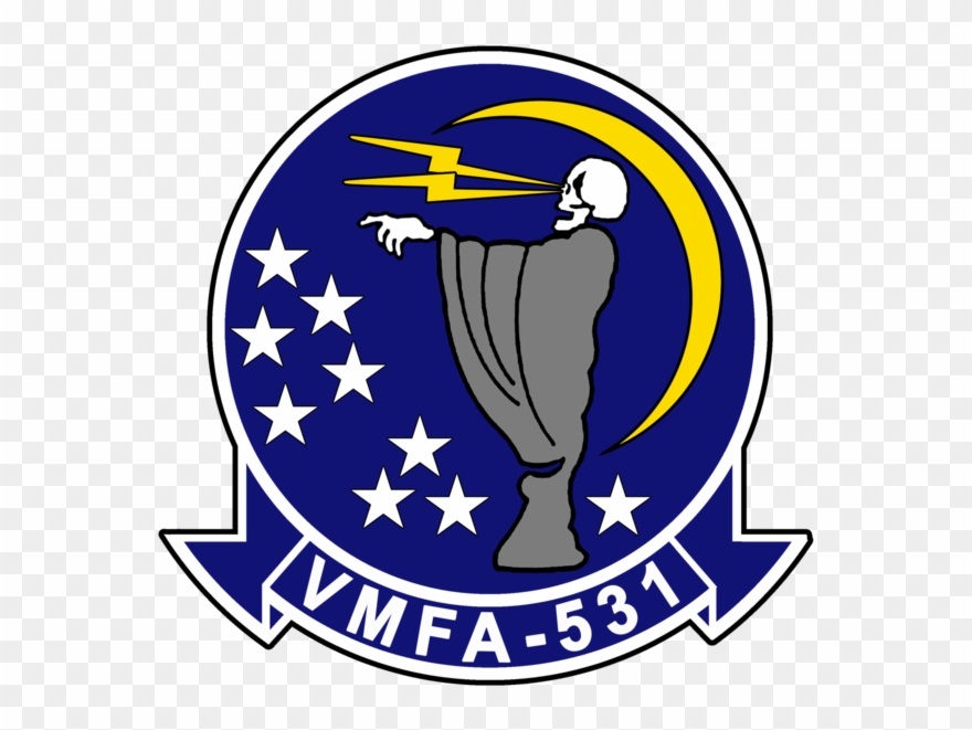 Usmc Vmfa-531 Grey Ghost Stickers Military, Law Enforcement - Vmfa-531 ...