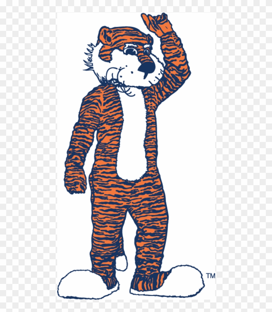 Download Auburn Tigers Iron On Stickers And Peel-off Decals - Aubie The ...