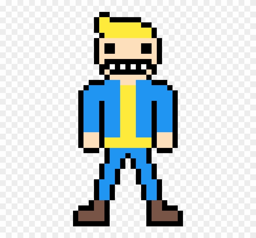 Vault Boy - Killer Sans Pixel Art Clipart (#3261045) - PinClipart