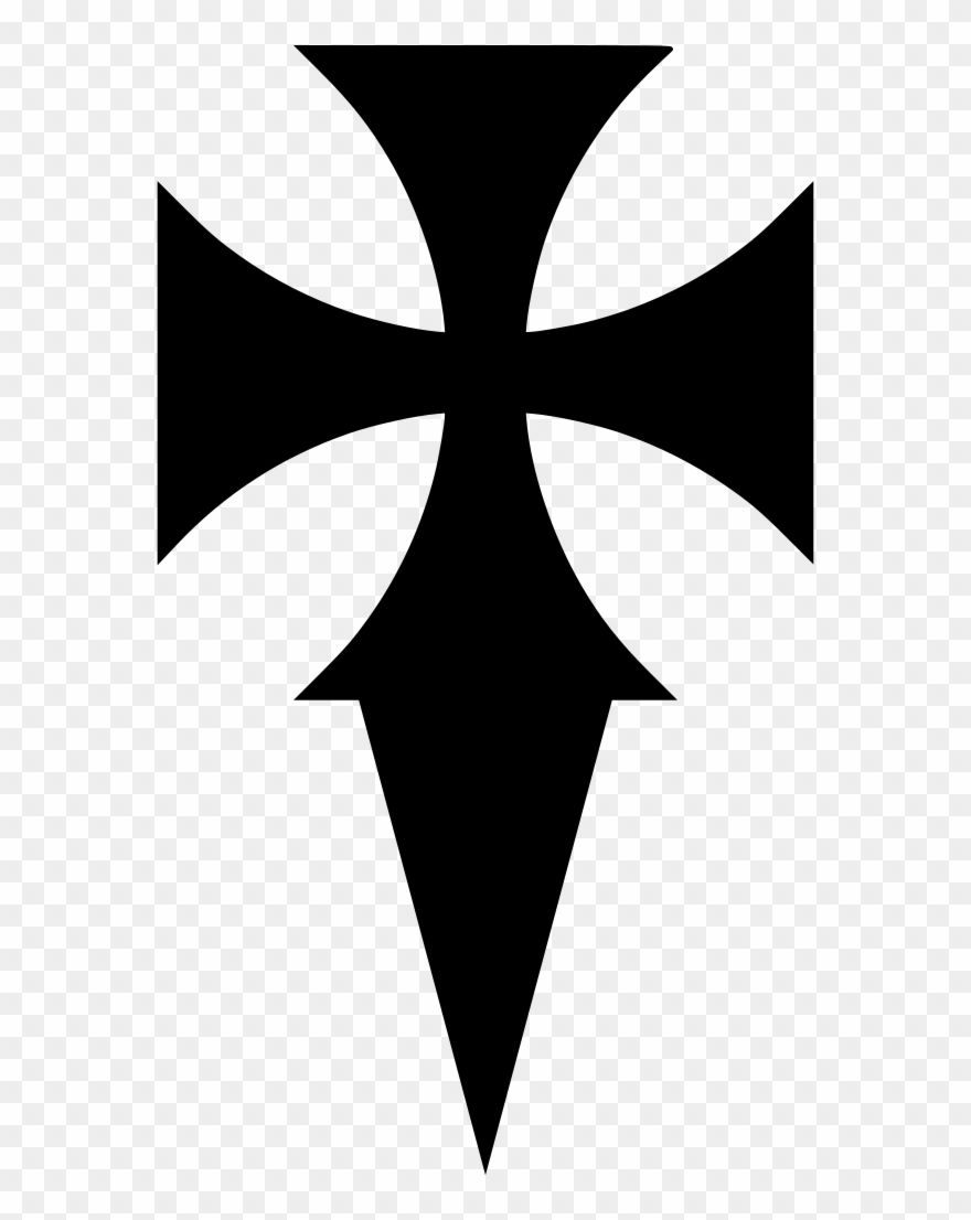 Crosspattéefitchée - Cross Pattée - Wikipedia - Knights Templar Clipart ...