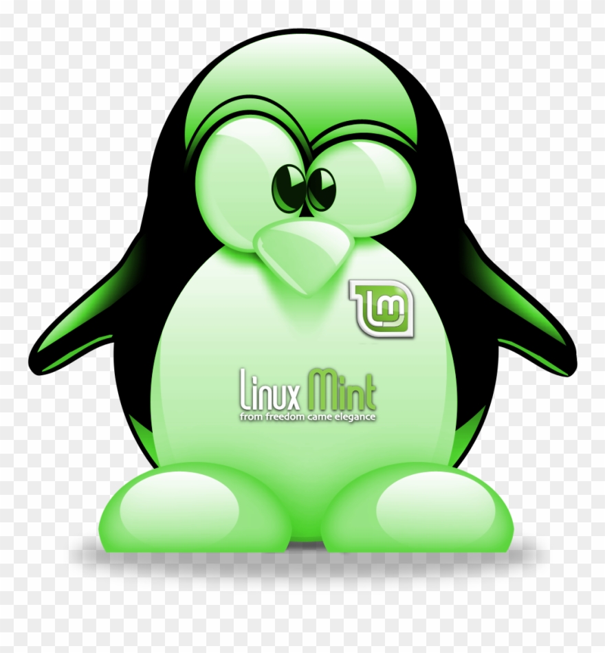 Linux Mint Sticker - Tux Linux Mint Clipart (#3266782) - PinClipart