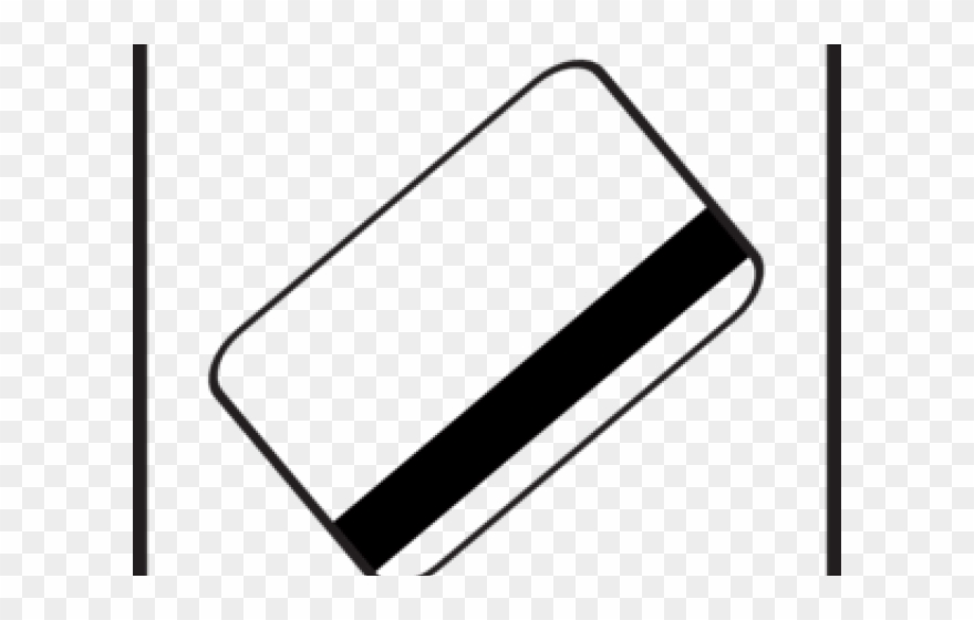Atm Card Clipart Id Card - Line Art - Png Download (#3268157) - PinClipart