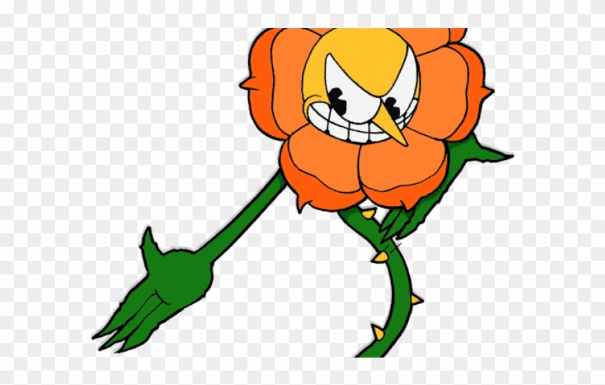 Download Carnation Clipart Yellow Carnation - Cuphead Bosses Genderbend ...
