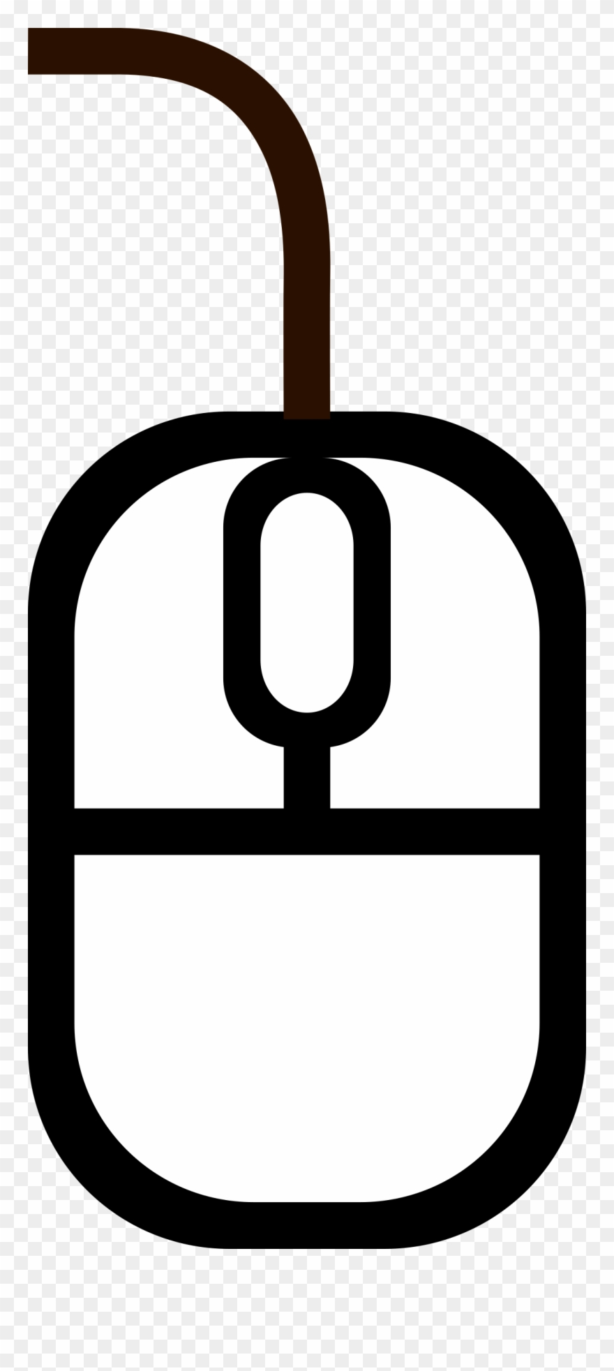 Big Image - Mouse Symbol Keyboard Clipart (#3288594) - PinClipart