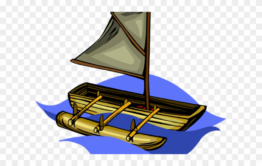 Canoe Clipart Water Transportation - Canoa Com Vela Png Transparent Png ...