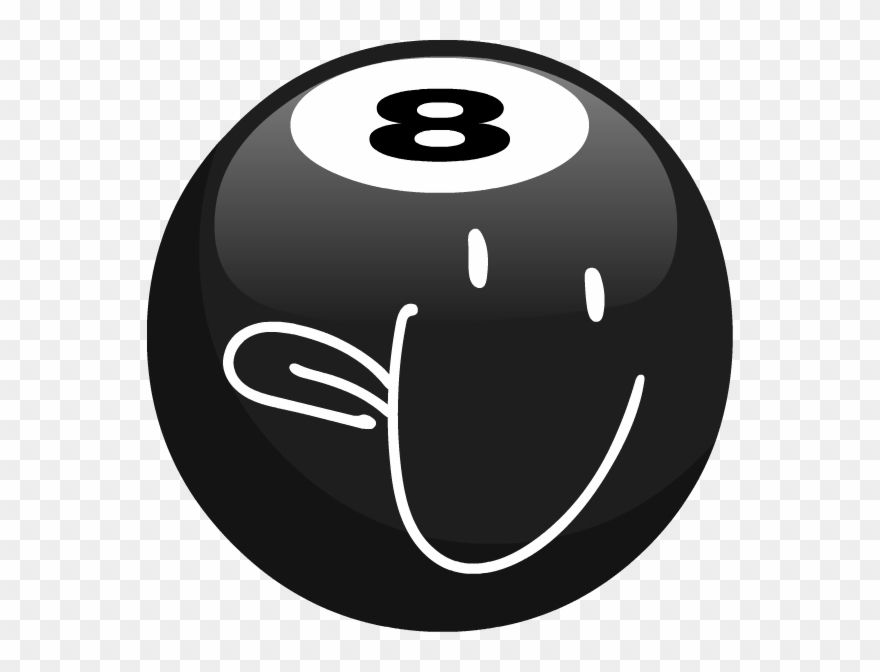 Tennis Ball Clipart Bfb - Battle For Bfdi 8 Ball - Png Download ...