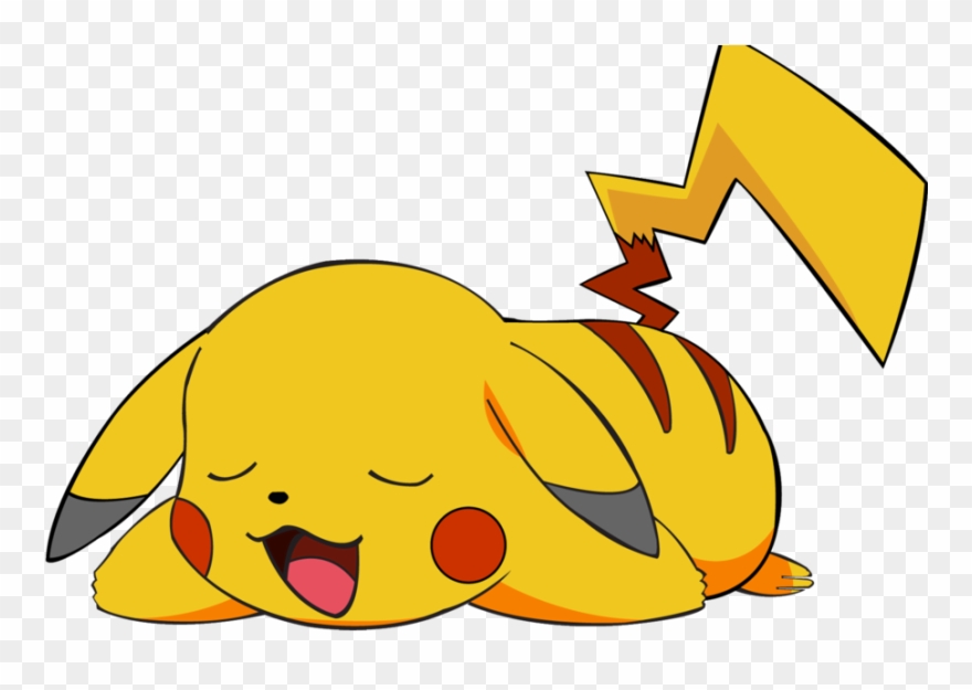 Download Pokemon Clip Art - Pikachu Laying Down - Png Download (#334904 ...