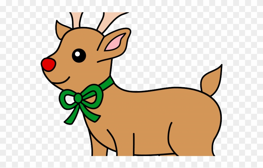 Reindeer Clipart Holiday - Rudolph Reindeer Clip Art - Png Download ...