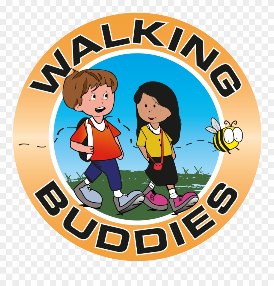 Walking Buddies Program - Walking With A Buddy Clipart (#3306790 ...