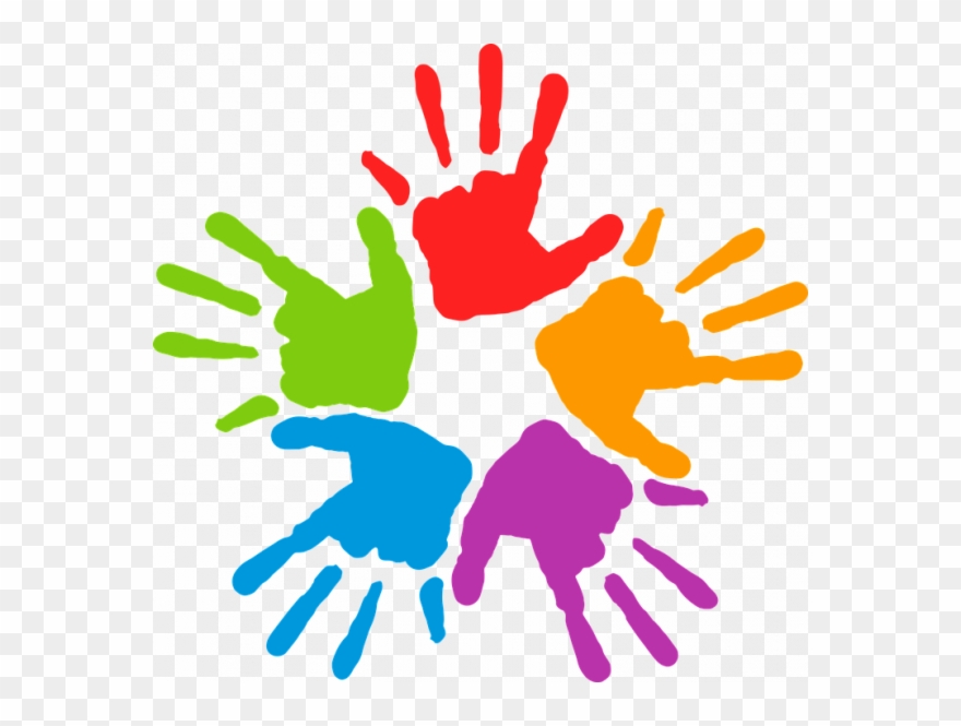 Diversity - Colorful Hands Clipart - Png Download (#3314164) - PinClipart