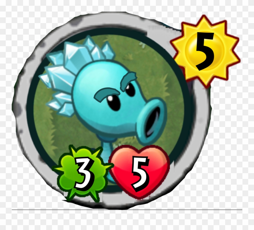 Zombie Face Png - Pvz Ice Queen Pea Clipart (#3317325) - PinClipart