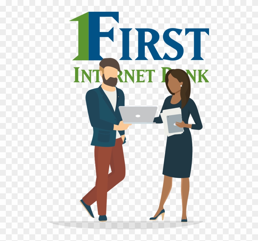 First Internet Bank Of Indiana Transparent Background - Cartoon Clipart ...