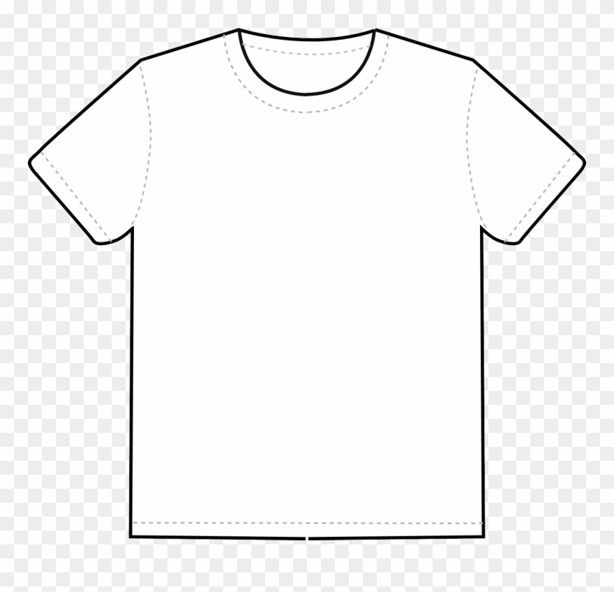 T Shirt Template Clipart