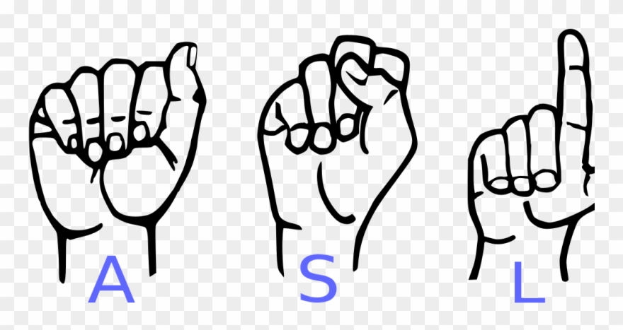 No Bad Tides Musical Reminders - American Sign Language Clipart ...