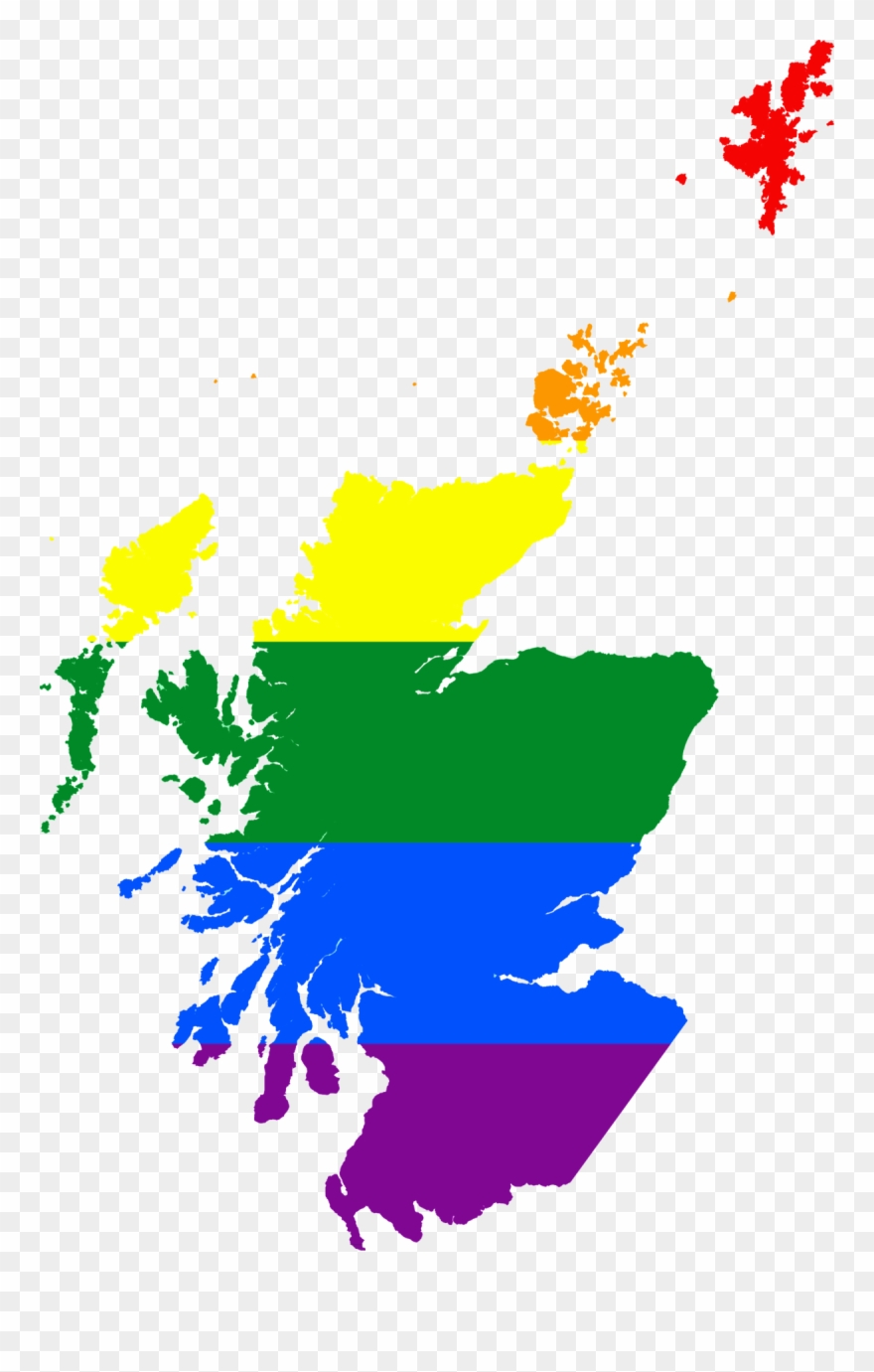 Map Of Scotland Transparent Clipart (#3335483) - PinClipart
