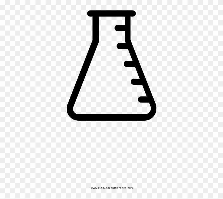 Erlenmeyer Flask Coloring Page Clipart (#3335967) - PinClipart