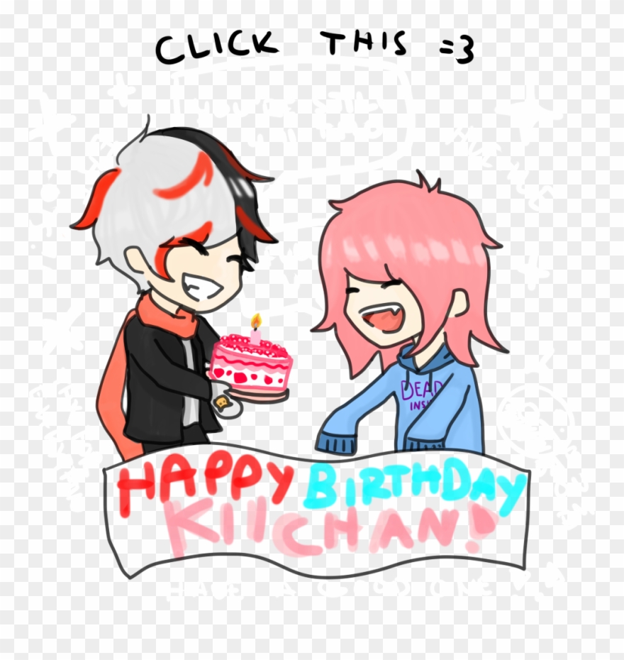 Hbd Kiichan 478 Kb - Cartoon Clipart (#3340376) - PinClipart