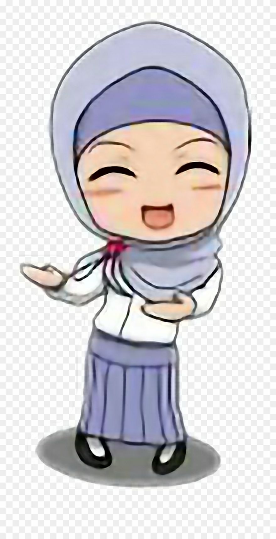 Download Hijab Sticker Clipart (#3346234) - PinClipart