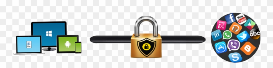 Vpn Means Virtual Private Network, A Secure Tunnel Clipart (#3348088 ...