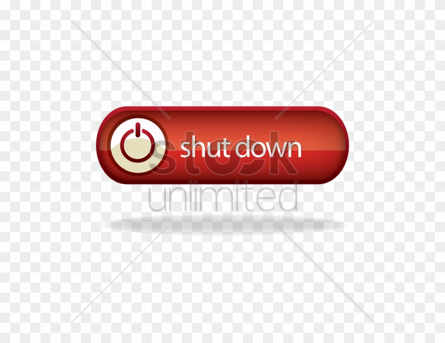 Shutdown Button Clipart Png - Shutdown Button Transparent Png (#3349191 ...