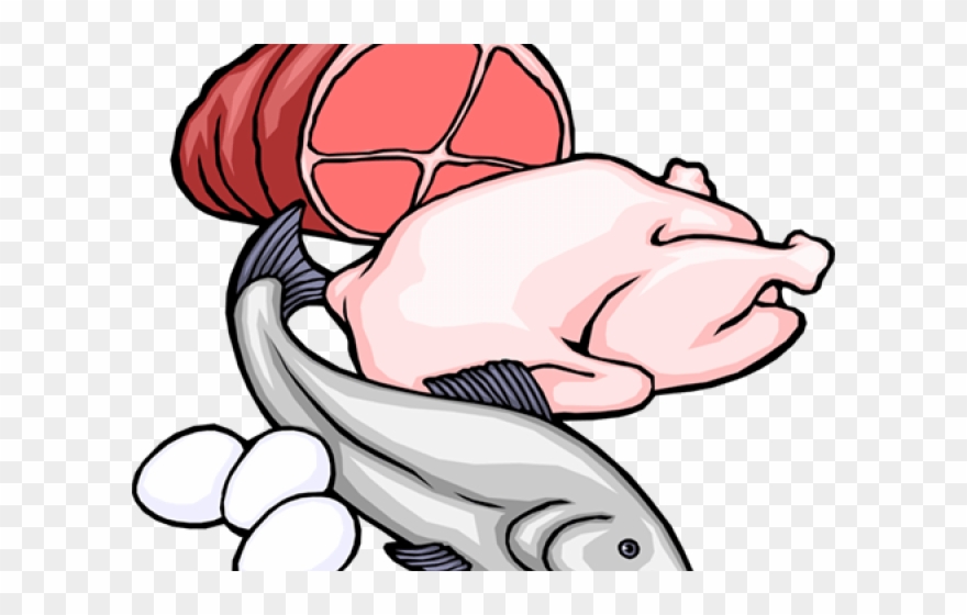 Seafood Clipart Carne - Chicken And Fish Png Vector Transparent Png ...